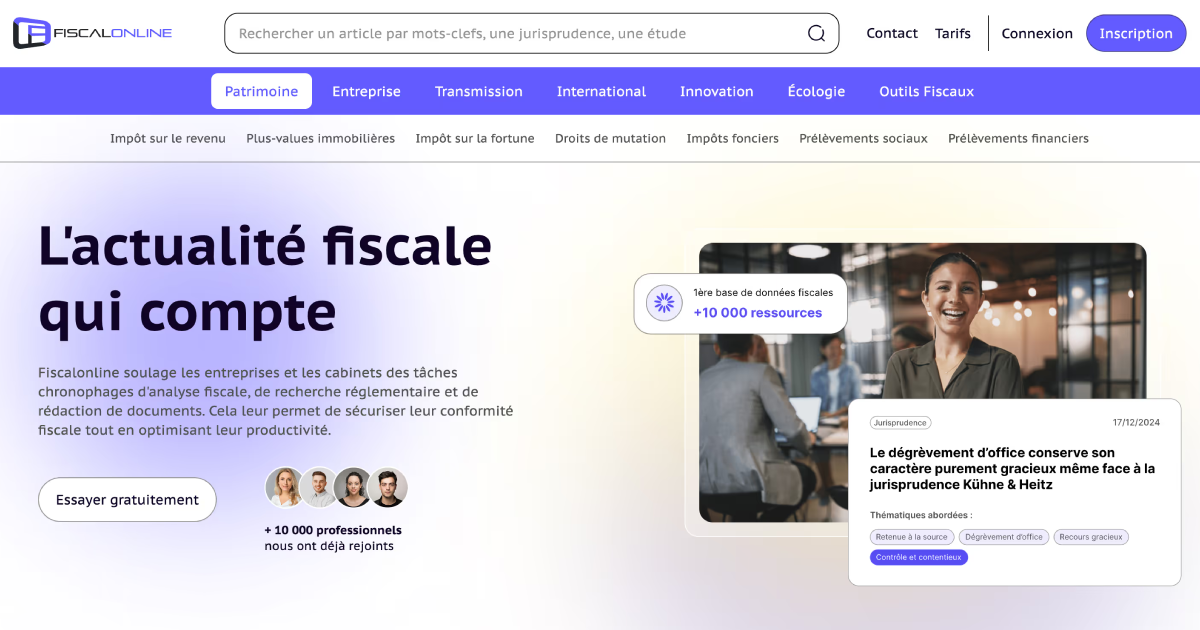 Fiscalonline | Les principales mesures fiscales de la loi de finances ...